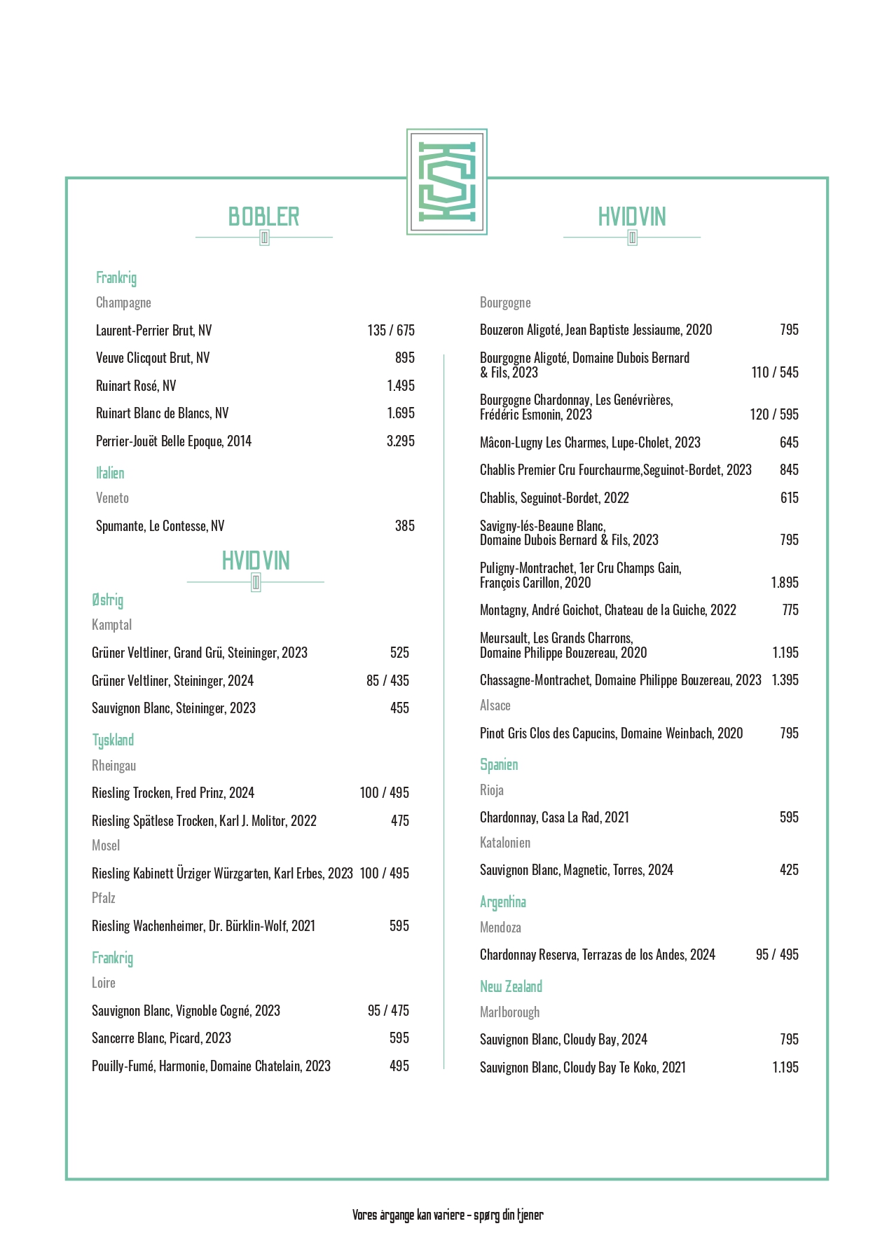 Menu - Keyser Social | Asiatisk Social Dining Menu