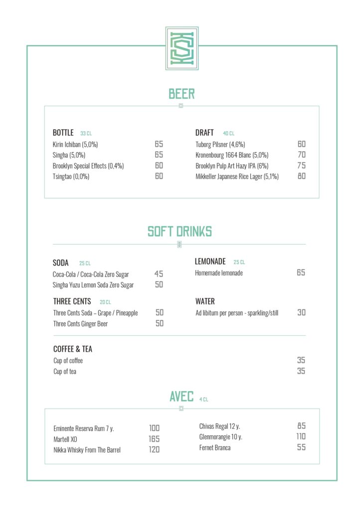 Menu - Keyser Social | Asiatisk Social Dining Menu