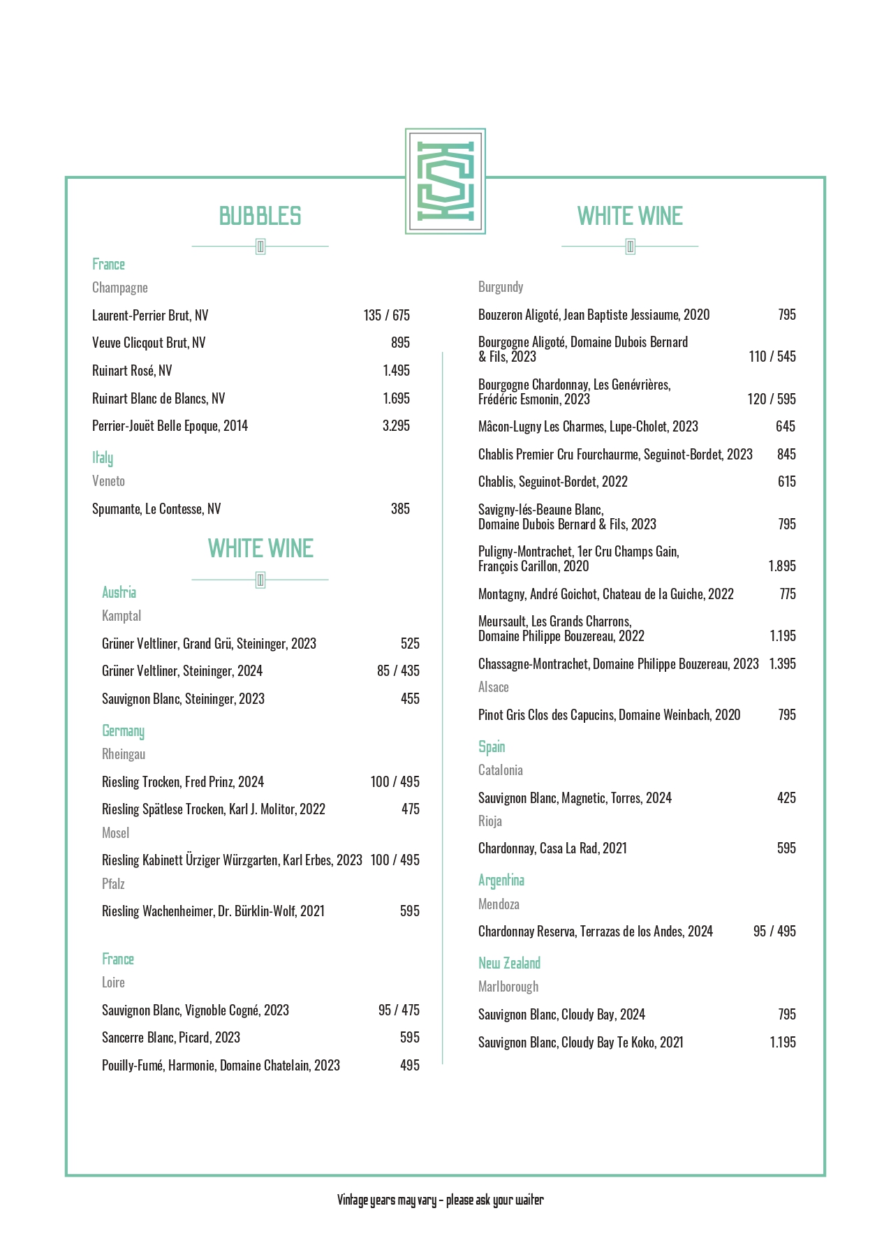Menu - Keyser Social | Asiatisk Social Dining Menu