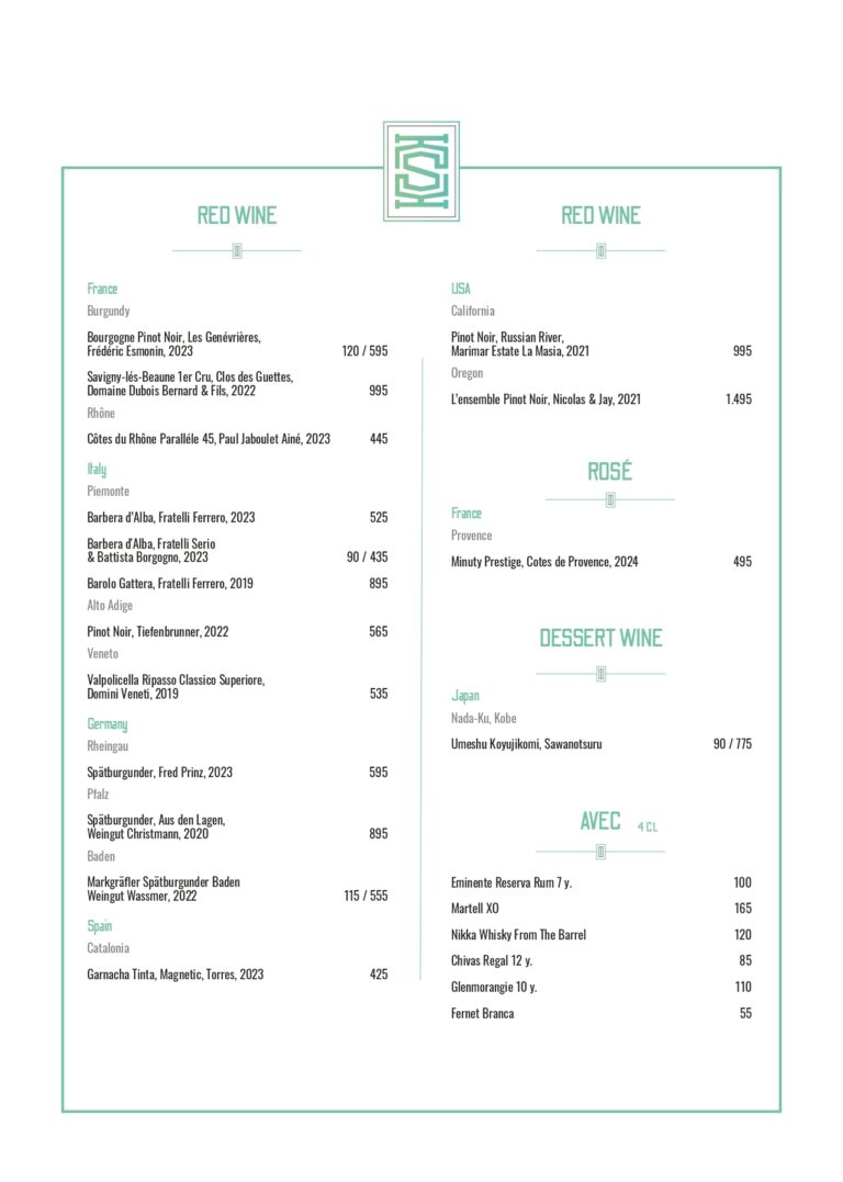 Menu - Keyser Social | Asiatisk Social Dining Menu